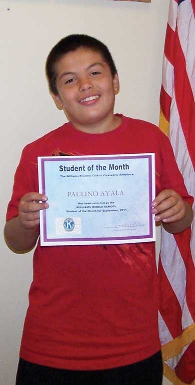 Photos: Kiwanis Students of the Month | Features | williamsnews.com