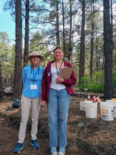 Preservation Youth Summit students survey plots at Williams Cemetery ...