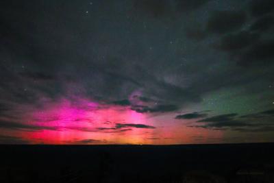 Pink skies ahead: Aurora Borealis seen on South Rim | News ...