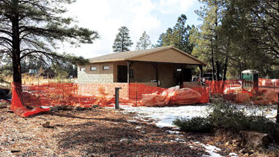Restroom building installed at Sports Complex Center in Tusayan ...