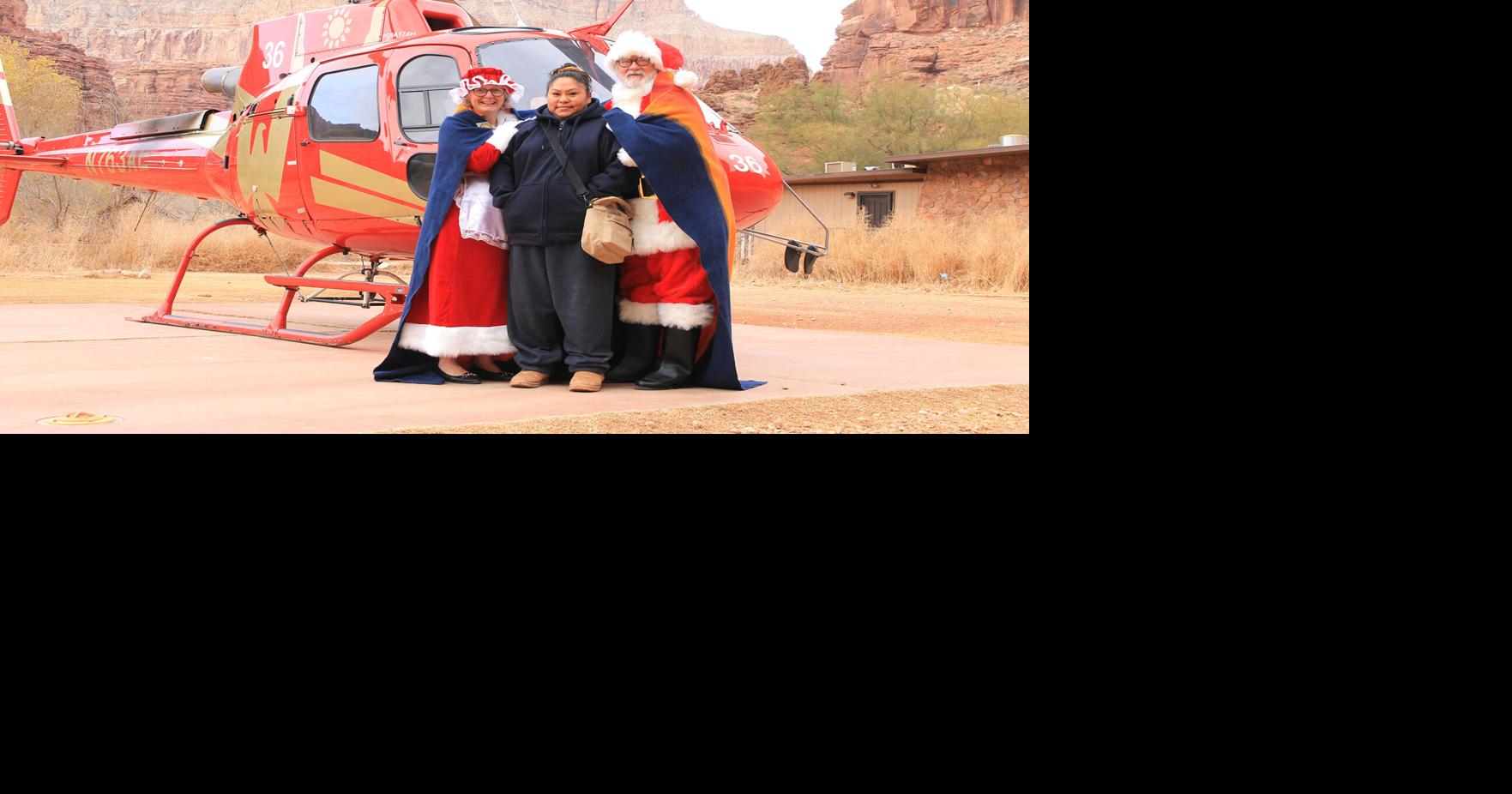 A Christmas surprise: Santa returns to Supai Village after a four-year ...