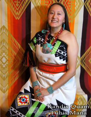 Artisan Elroy Natachu Jr. uses traditional weaving methods to link Zuni ...