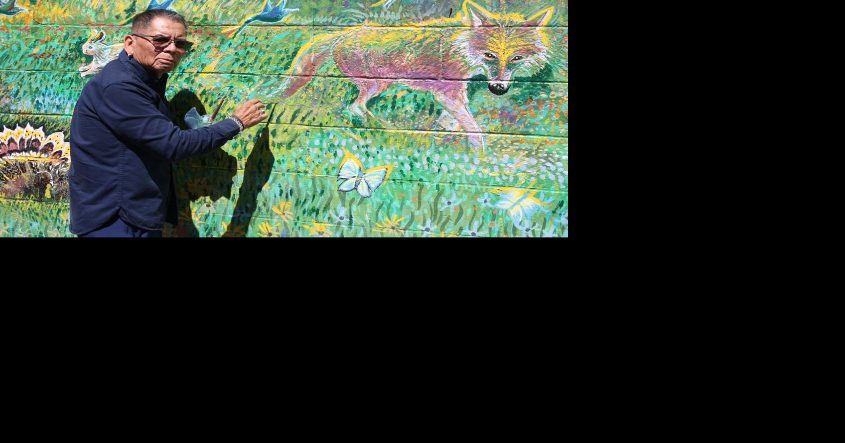 Restored mural in Williams reflects Southwest art and storytelling ...