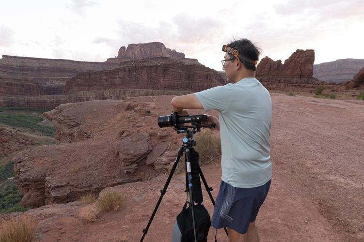 Cosmos to Canyon floor: Mark Chen begins art residency at Grand Canyon ...