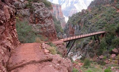 Rockslide closes Ribbon Falls and North Kaibab Trail at Redwall Bridge ...