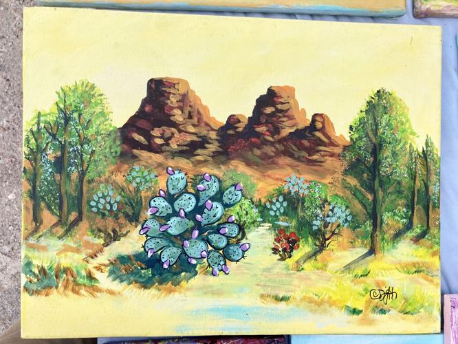 Local artist Donna Hovet gets kicks from Route 66 tourists | Features ...