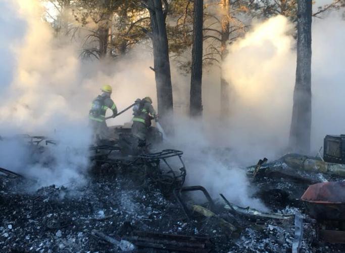 Ponderosa Fire battles house blaze in Parks | News | williamsnews.com