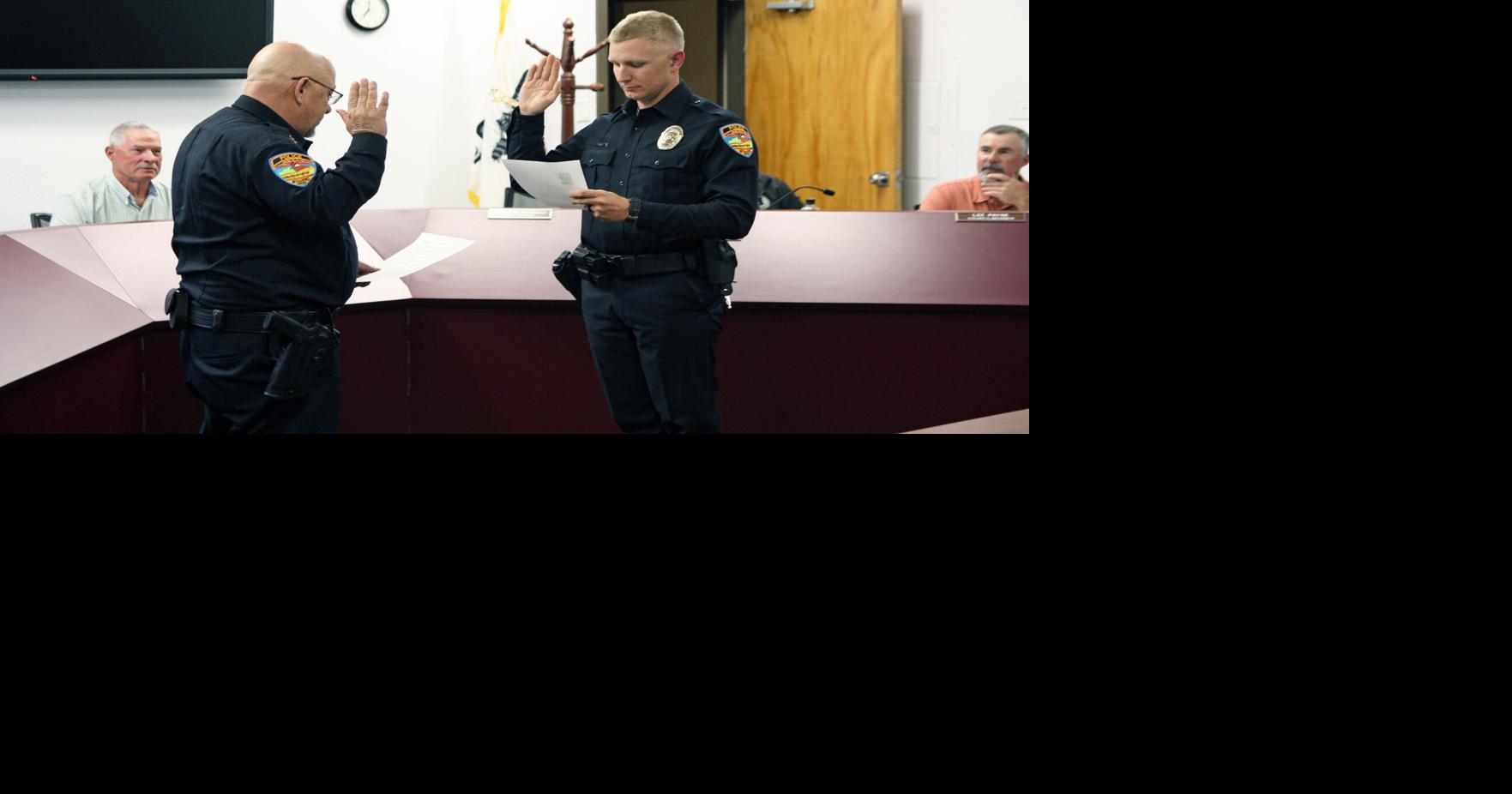 Chief Gregory swears in new officer | Williams Local News ...