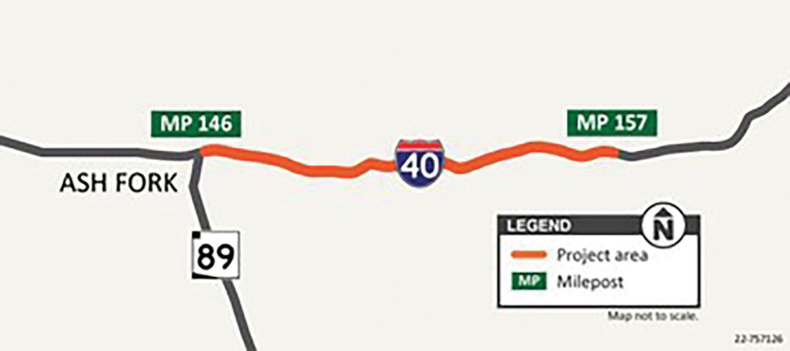Plan for westbound I-40 lane restrictions near Williams Aug. 9-12 ...