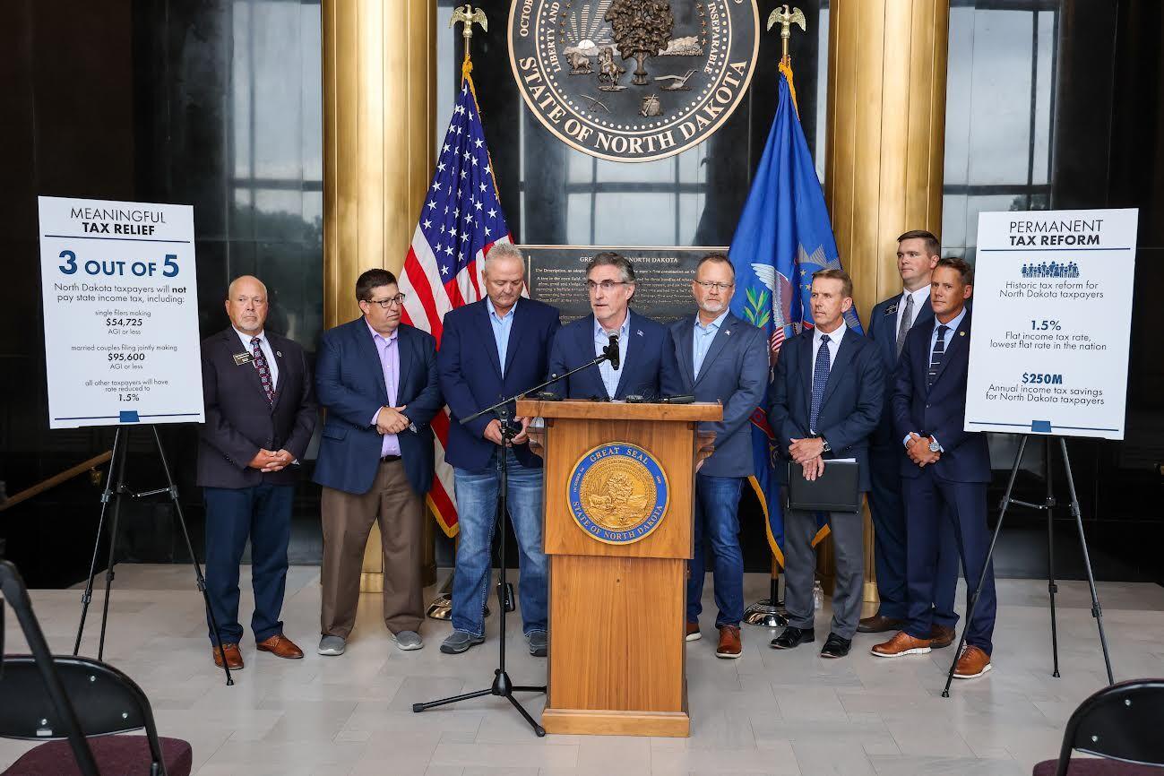 Burgum reveals tax proposal said to eliminate income taxes for 3 out of ...