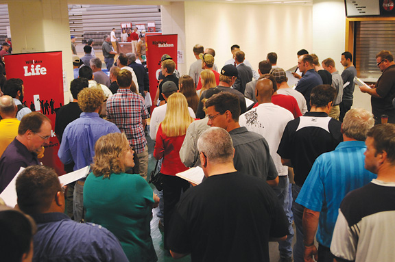 Job fair a booming success: 2-day employment event draws a crowd ...