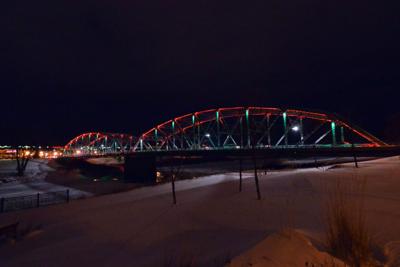 Sorlie Bridge lights take on festive flair | Community ...