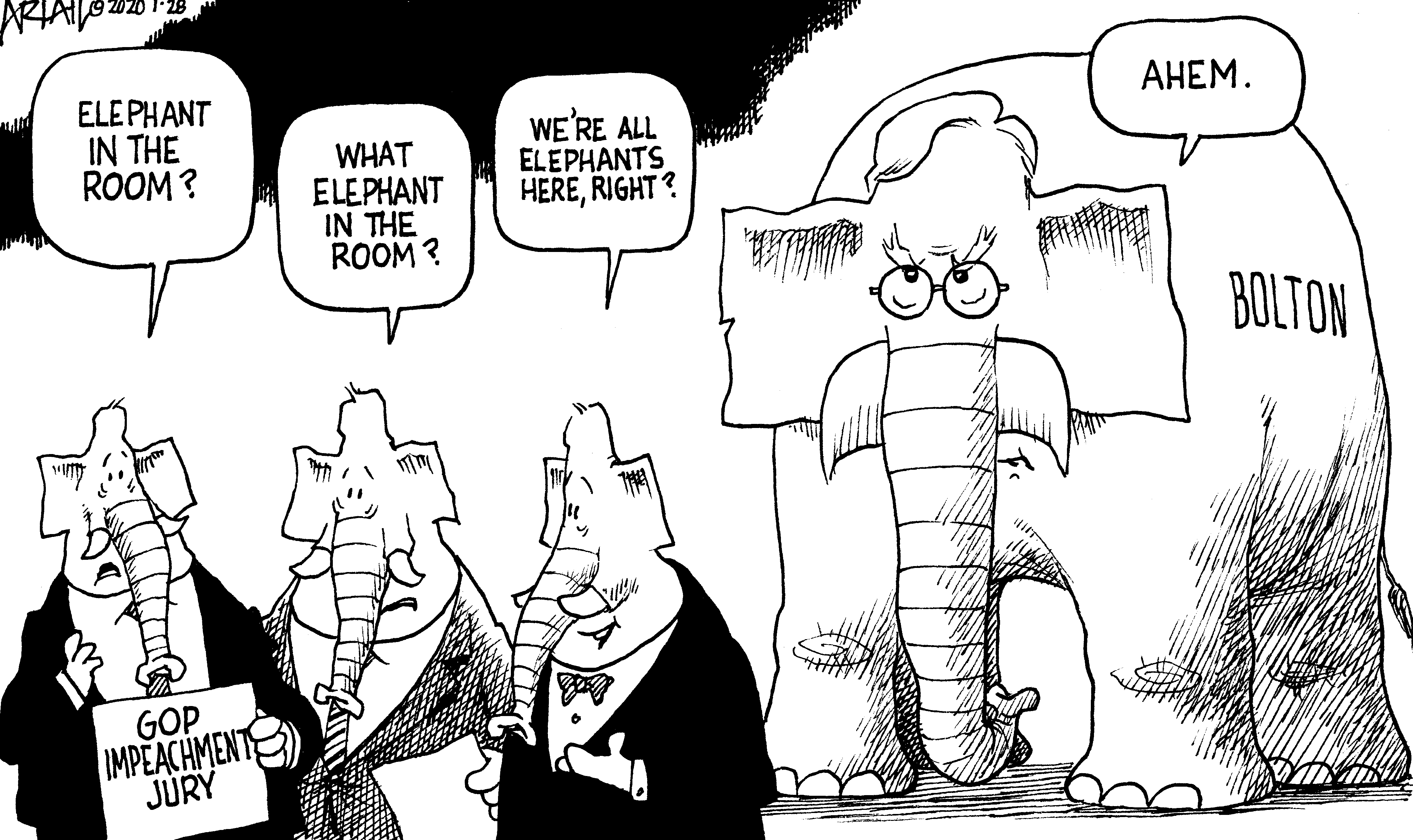 Elephant cartoon | Opinion | willistonherald.com