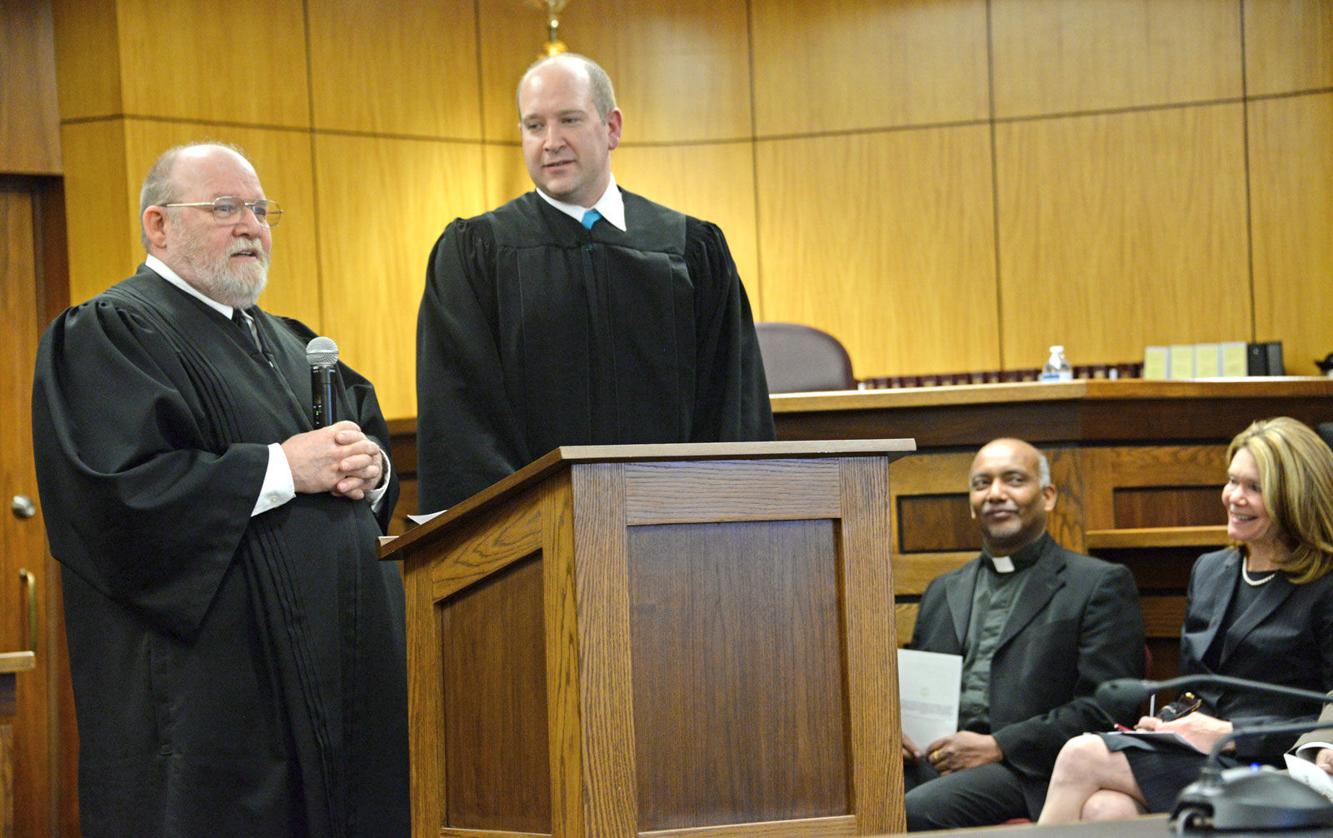 Johnson sworn in as judge | Local News | willistonherald.com