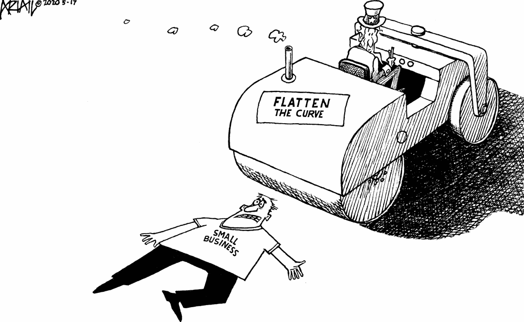Flatten the curve cartoon | Opinion | willistonherald.com