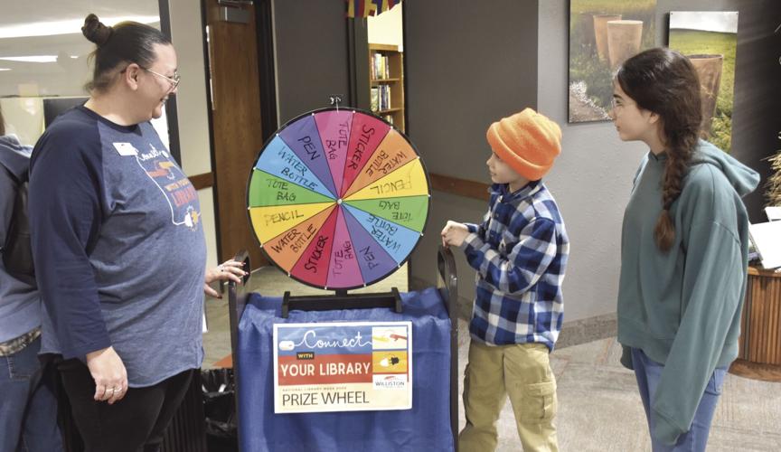 Williston Community Library holds open house for National Library Week ...