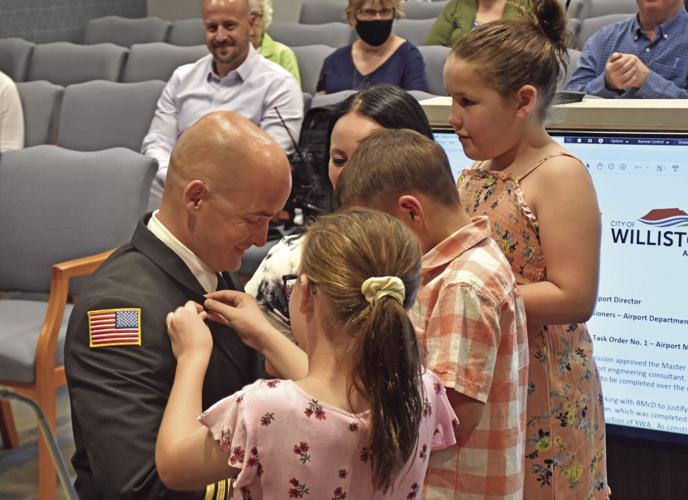 Williston City Commission officially introduces Matt Clark as new Fire ...