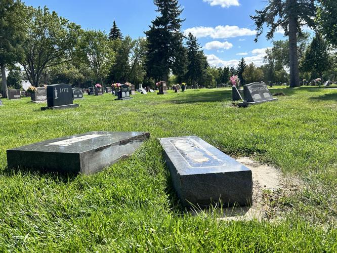 Suspect flees scene, causes damage in local cemetery | Local News | willistonherald.com