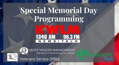 Memorial Day Special Programming on KWLM | | willmarradio.com