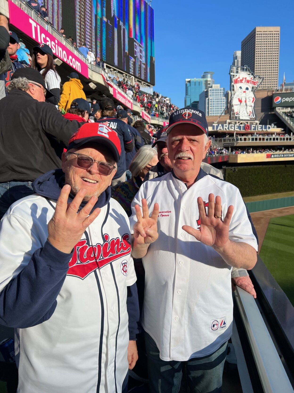 Steve Ellingboe and friend Roger are ready to attend their 50th ...