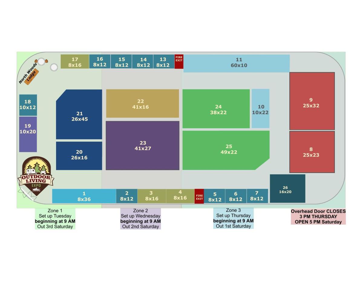 Outdoor Living Vendor Setup Map | | willmarradio.com