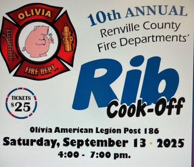 Firefighters rib cook off in Olivia Saturday | News | willmarradio.com