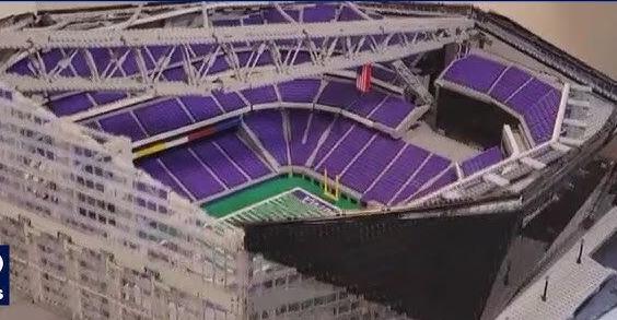 Man builds LEGO replica of U.S, Bank Stadium | News | willmarradio.com