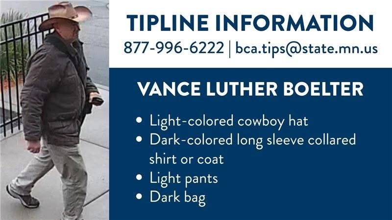 Manhunt underway for suspect Vance Luther Boelter | News | willmarradio.com