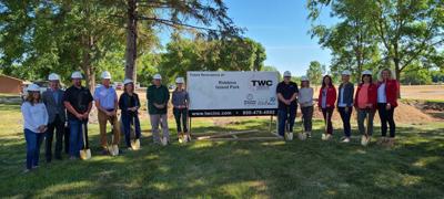 Ground broken for new shelters at Robbins Island Park | News ...