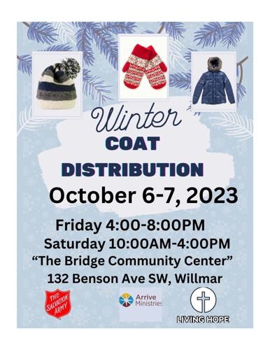 Winter Clothing Distribution (Free) | Calendar | willmarradio.com