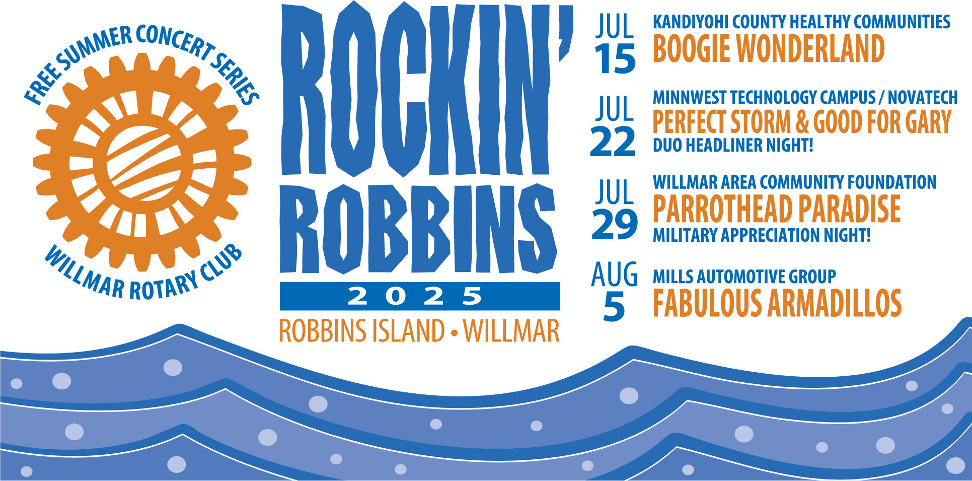 Rockin Robbins concerts begin Tuesday with Boogie Wonderland | News ...