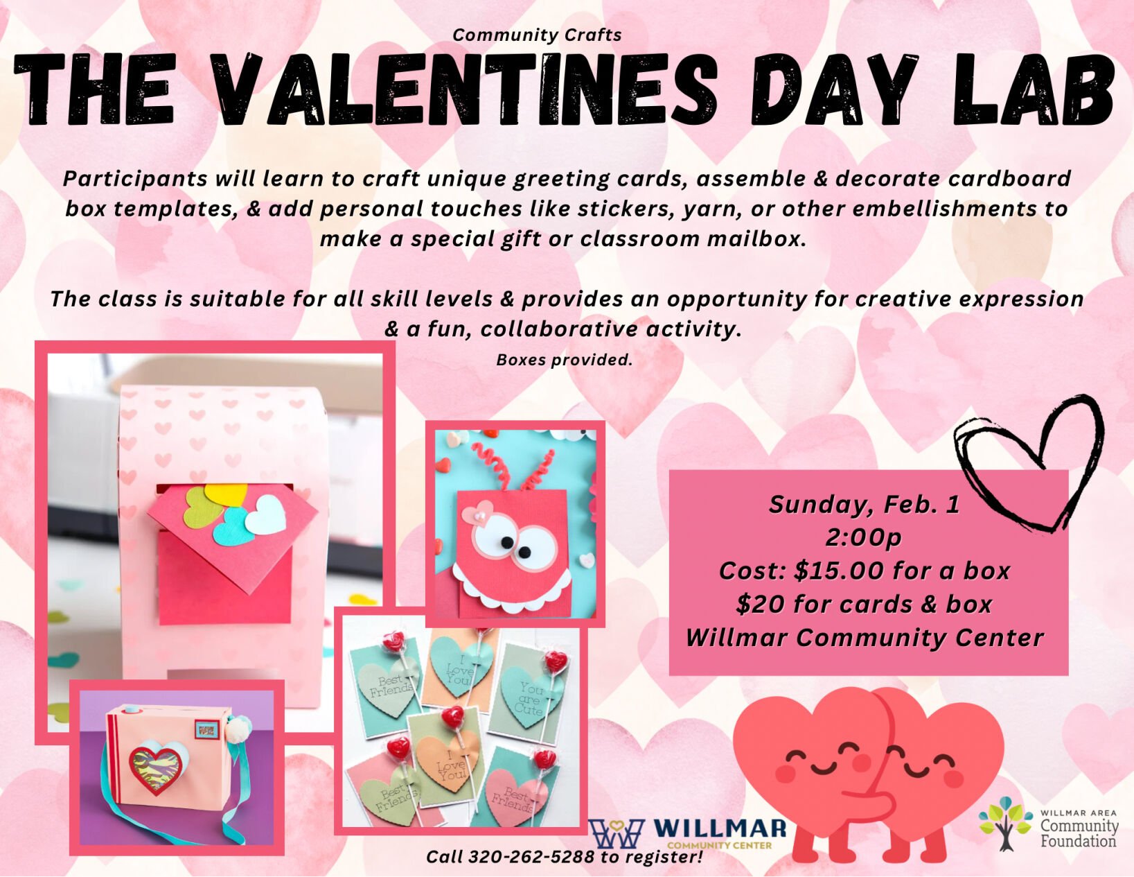 Community Crafts: The Valentines Day Lab (February 1) (sign up now ...