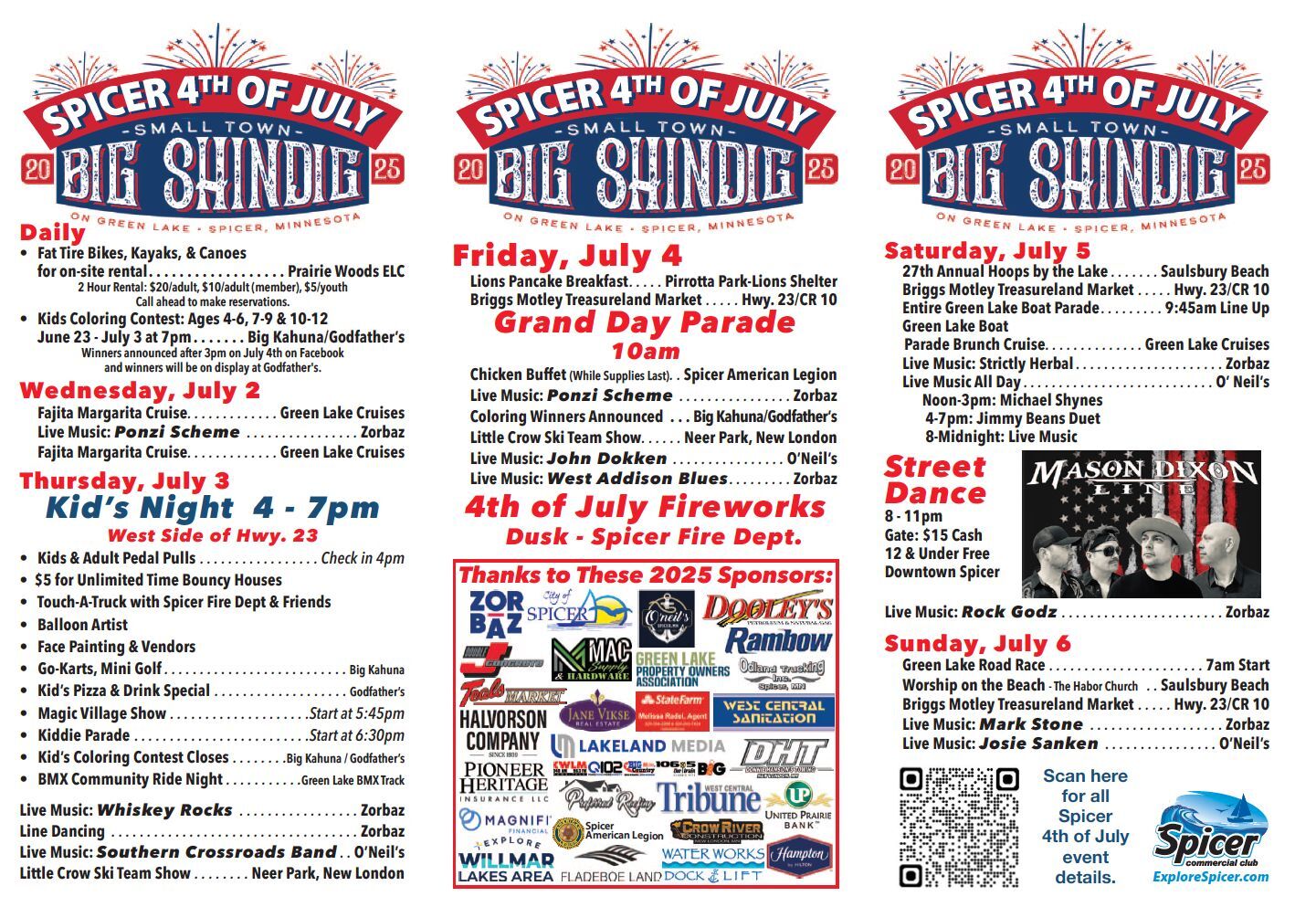 Boat parade, street dance in Spicer Saturday as 4th of July celebration ...
