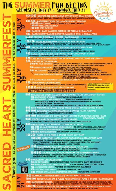 Sacred Heart Schedule 2024 | Celebrating Sacred Heart | willmarradio.com