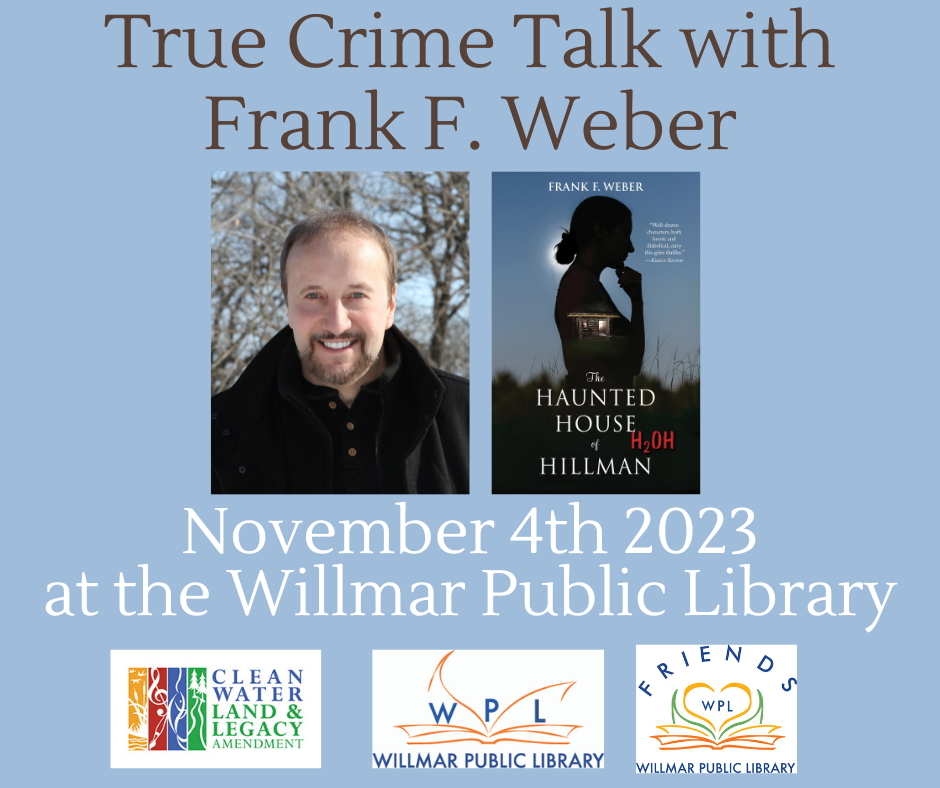 True Crime Talk with Frank F. Weber (coming Nov. 4, free tickets ...