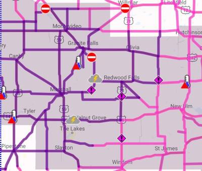 No travel advised on state highways in nine southwest MN counties ...