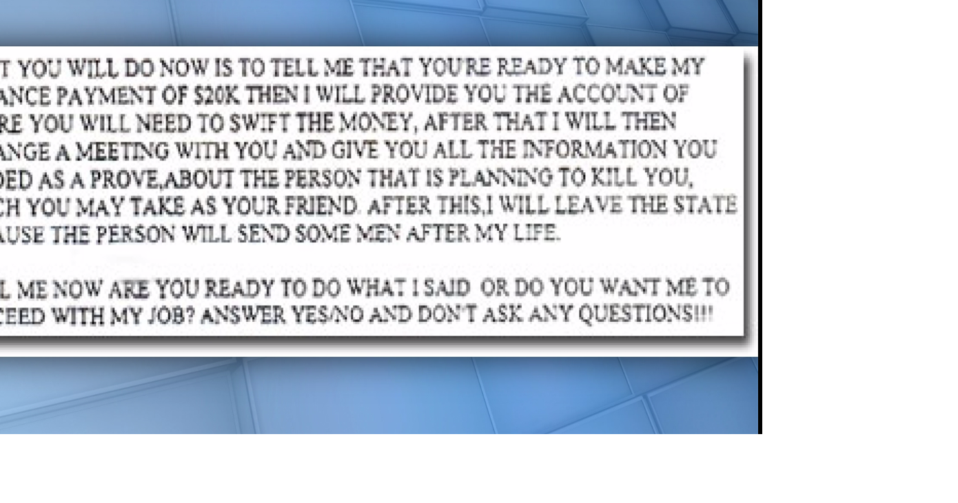 ‘Hitman scam’ leaves victims terrified with fake threats to kill your ...