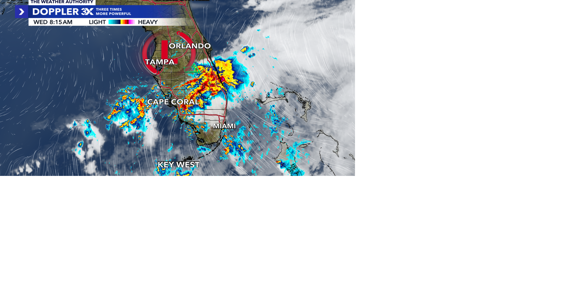 Invest 90L continues to move through Florida as a 2nd disturbance ...