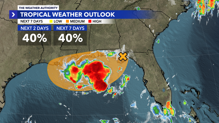 Tropical development for Invest 93-L remains at a low chance | Weather ...