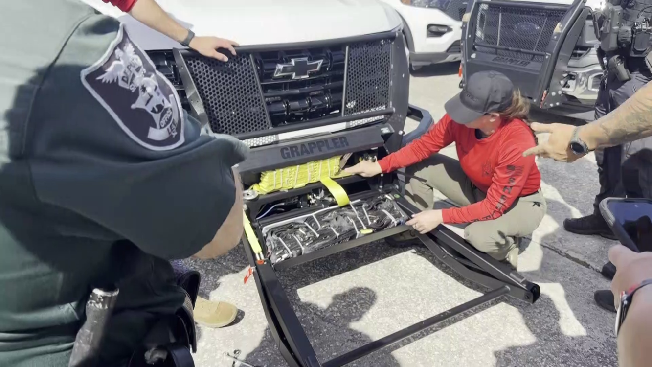 Lee County Sheriff's Office rolls out grappler devices to end dangerous ...