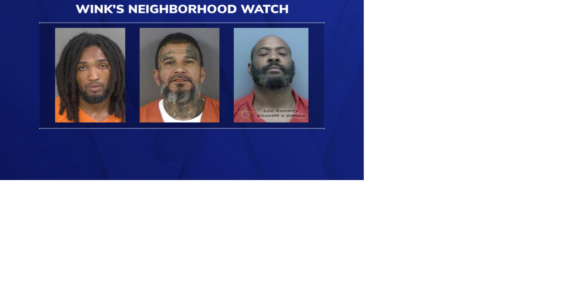 WINK Neighborhood Watch: Guns, drugs, killer road rage, and fentanyl ...