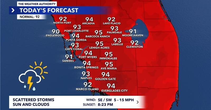Hot, humid, and scattered storms for your Saturday | Weather Forecast ...