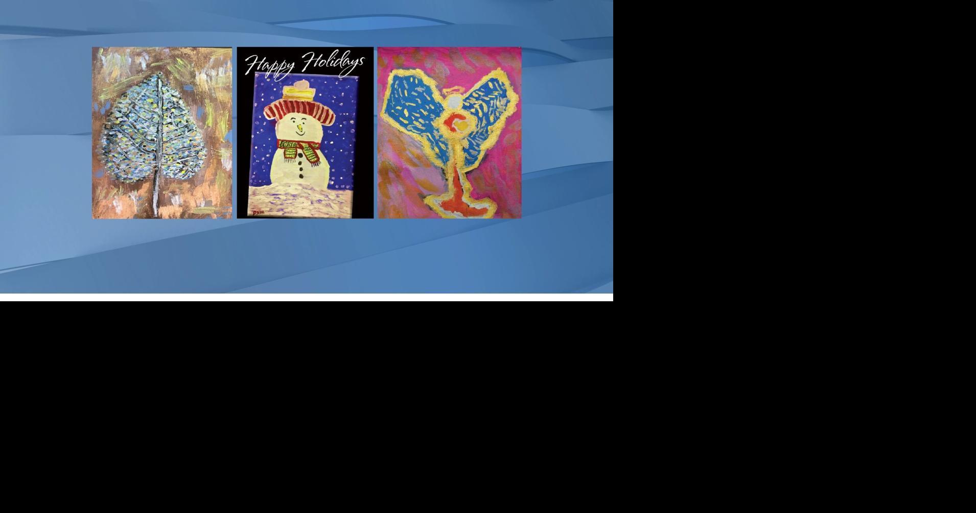 People with disabilities create Christmas cards for a good cause ...
