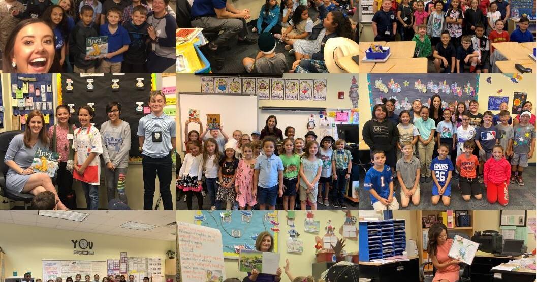 WINK News team reads to elementary school students for ‘Read Across ...