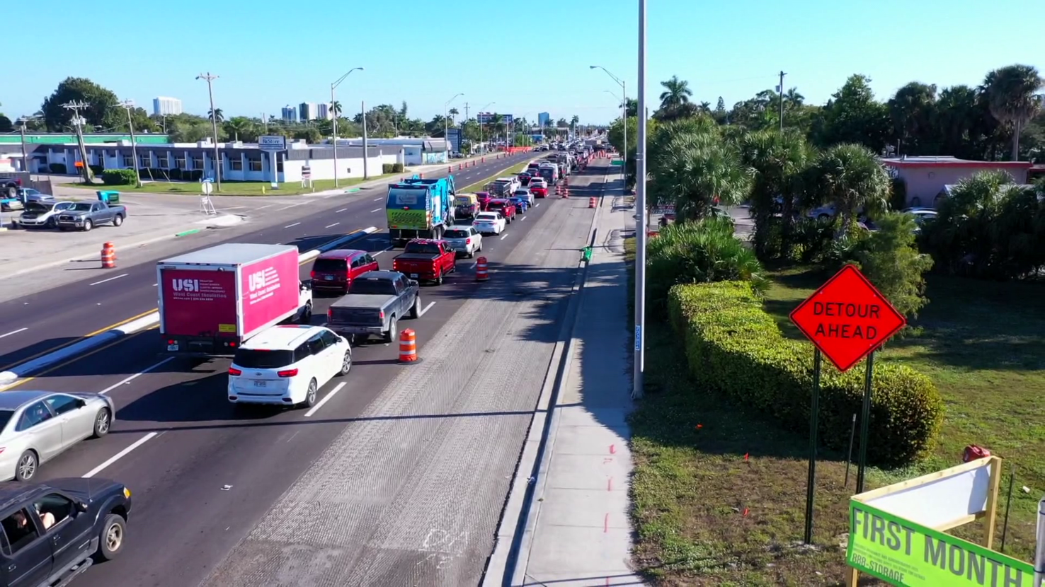 Traffic woes in North Fort Myers as Pondella Road detour begins | Lee ...