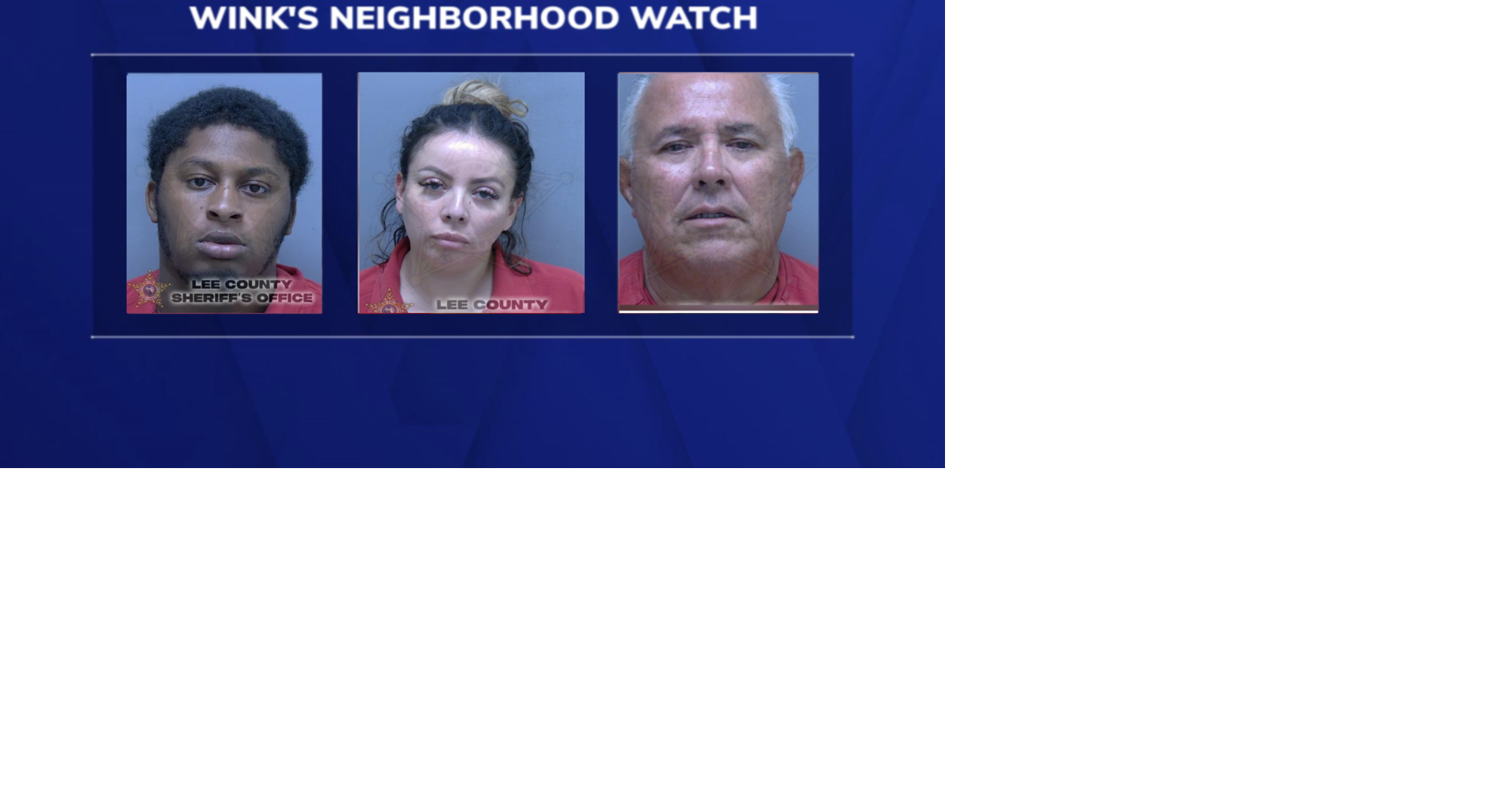 WINK Neighborhood Watch: burglary, aggravated battery and cockfighting ...