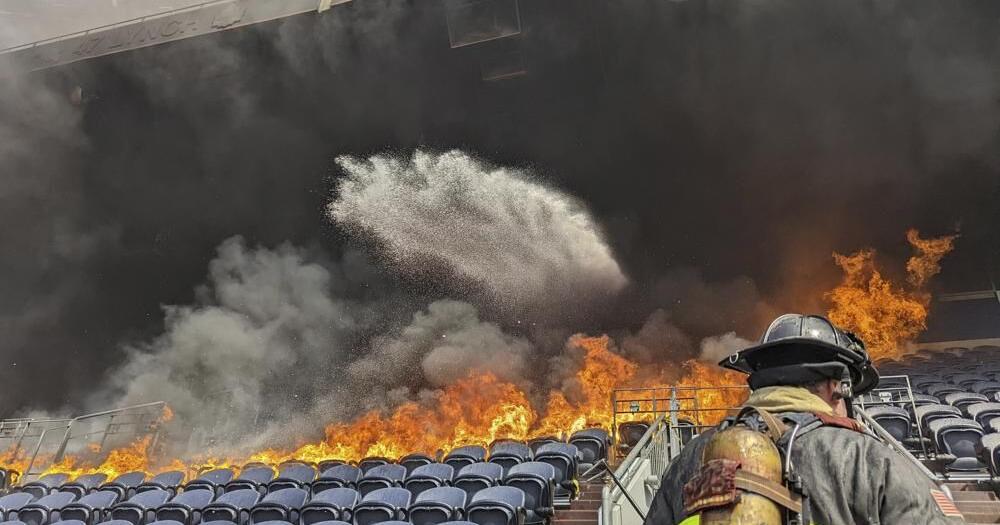 Denver Broncos stadium fire torches seats, suite area | National ...