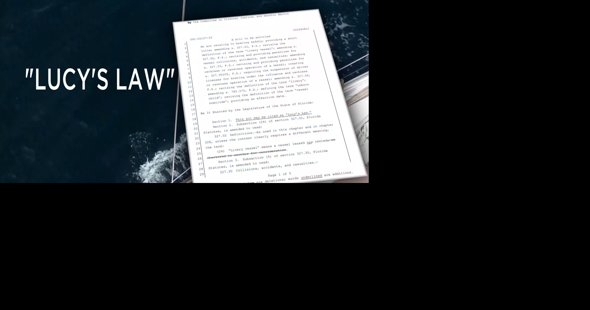 ‘Lucy’s Law’ aims to enhance boating safety after Florida Keys accident ...
