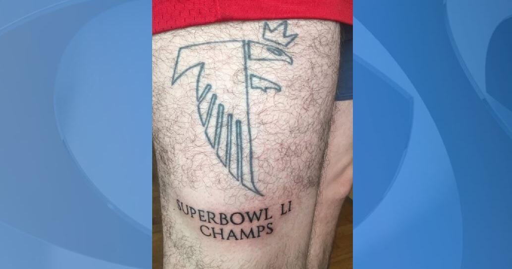 Falcons fan tempts fate with ‘Super Bowl LI Champs’ tattoo | News ...