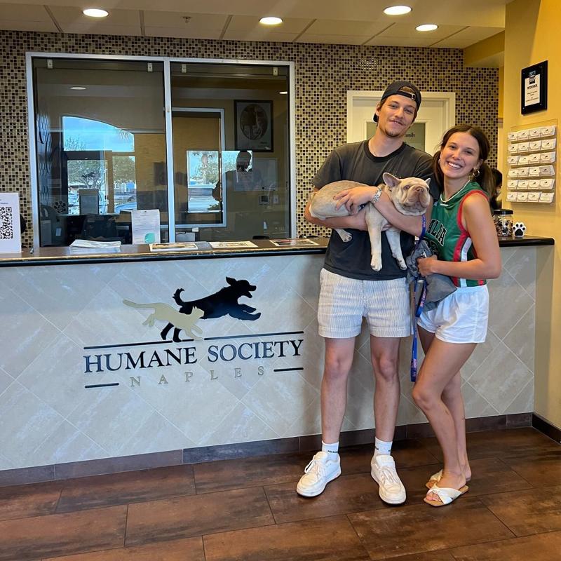 Millie Bobby Brown and Jake Bongiovi at Humane Society Naples | Collier ...